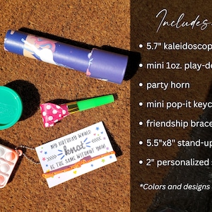 Goodie Bag for Kids Birthday, Child Party Favor, Birthday Sticker ...