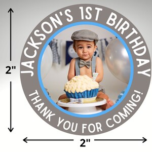 Kid Birthday Stickers, Custom Labels for Birthday Goodie Bags ...