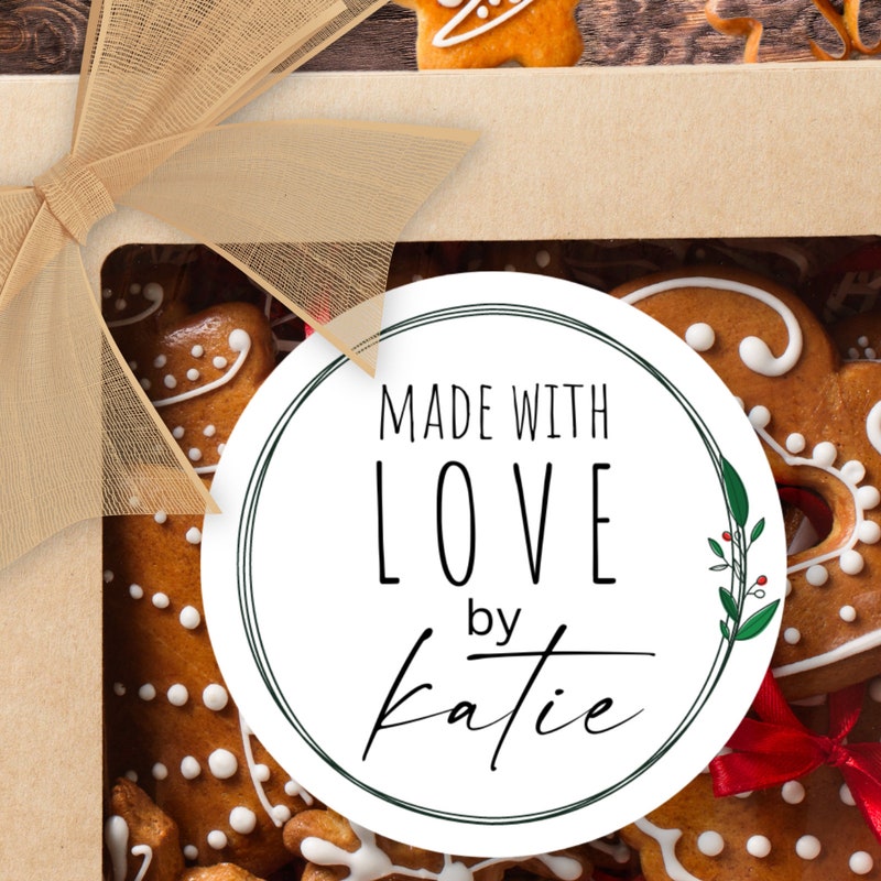 Made With Love Stickers - Etsy