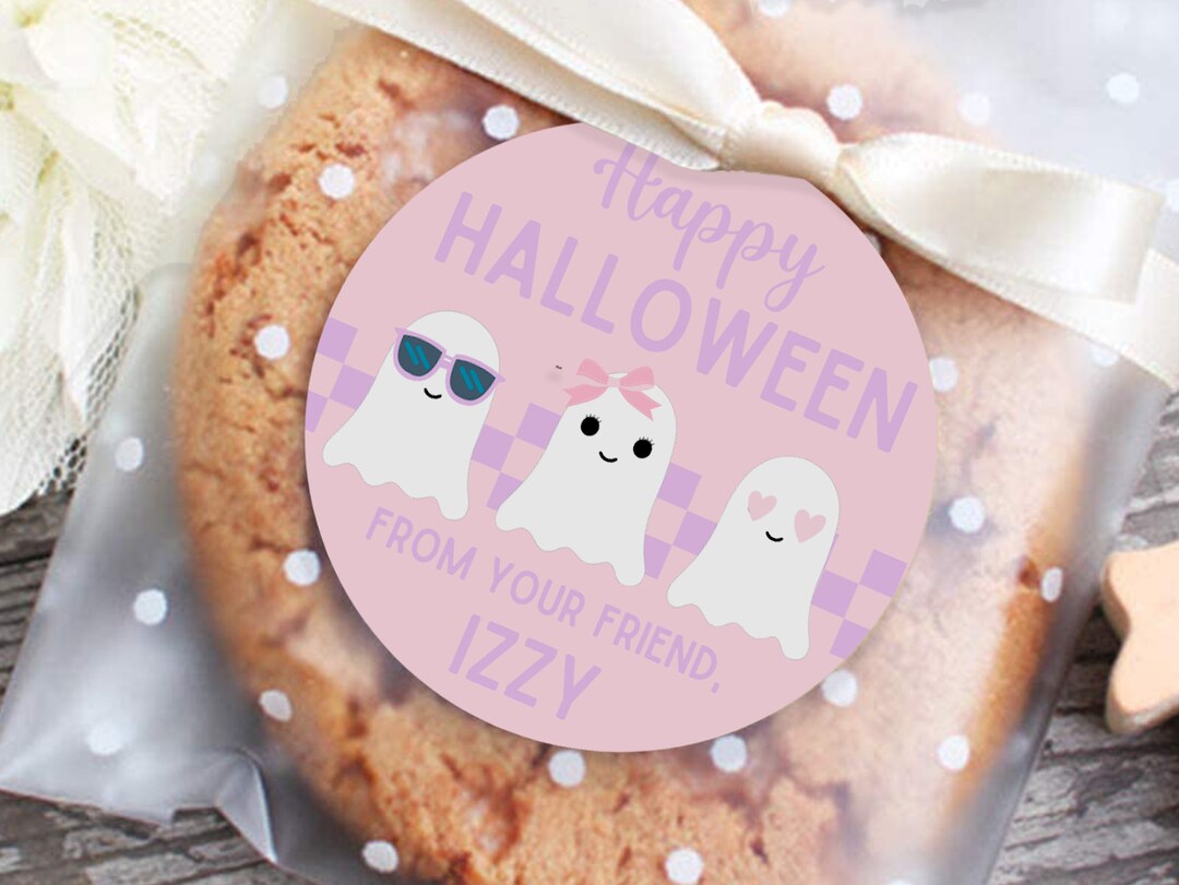 Personalized Halloween Stickers for Favors, Labels for Party Favors ...