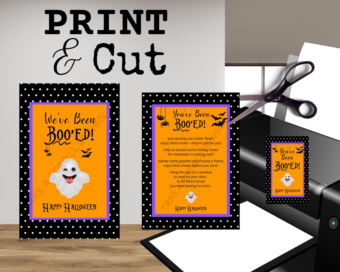 You've Been Booed PRINTABLE Boo Basket Kid Halloween - Etsy