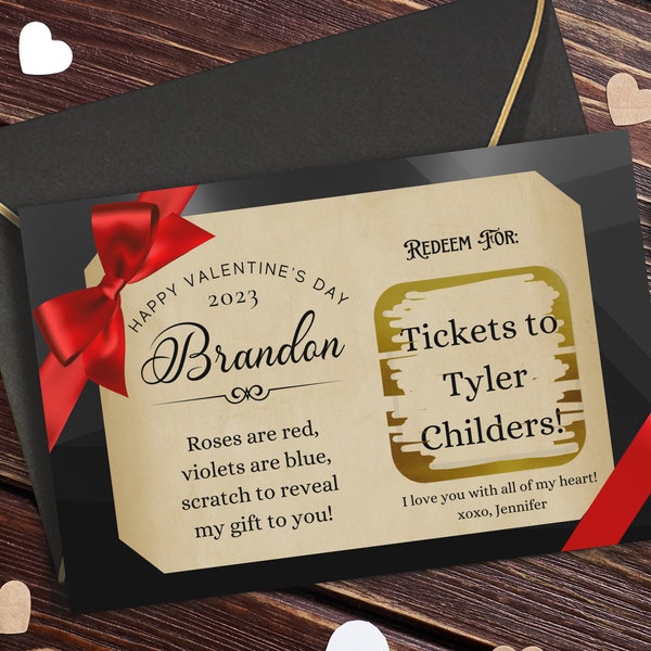 Custom Scratch off Card - Etsy