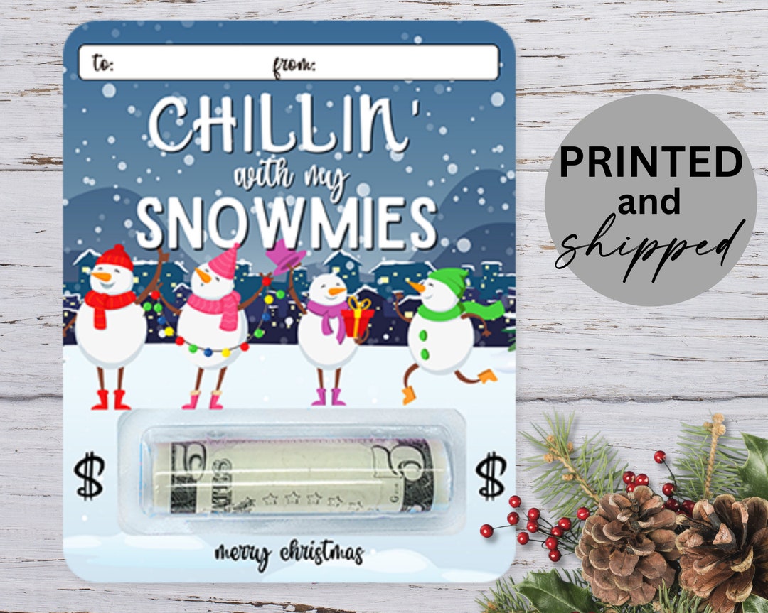 Christmas Money Holder Card Cash Gift Ideas Christmas - Etsy