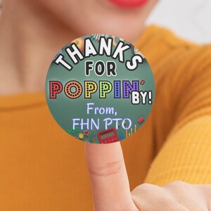 Back to School Poppin' Stickers, Meet the Teacher Gifts for Students ...