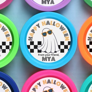 Halloween Stickers for Treat Bags, Favor Labels for Classroom Party ...