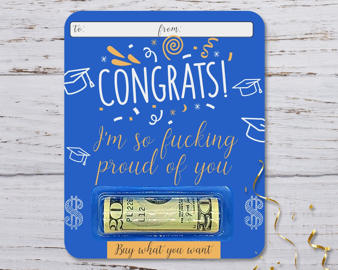 Congratulations Money Card, Graduate Money Holder Card, Graduation Cash ...
