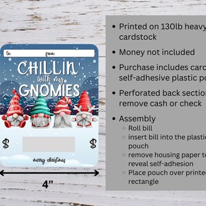 Christmas Money Holder Card, Cash Gift Ideas Christmas, Christmas Gift ...