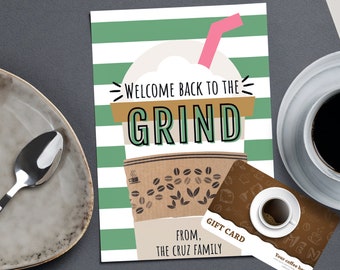 PRINTABLE Back to School Coffee Teacher Gift Card Holder - Etsy