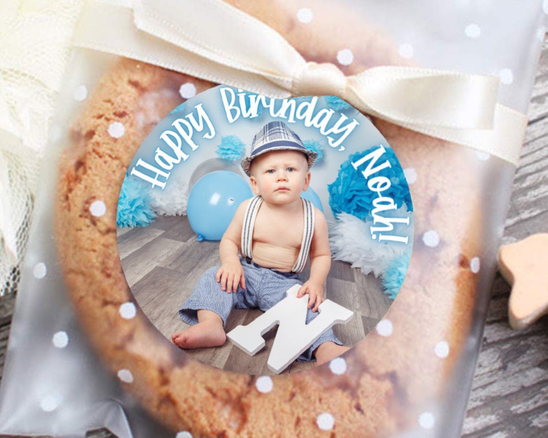 Photo Stickers for Birthday Party, Labels for Party Favor Goodie Bags ...