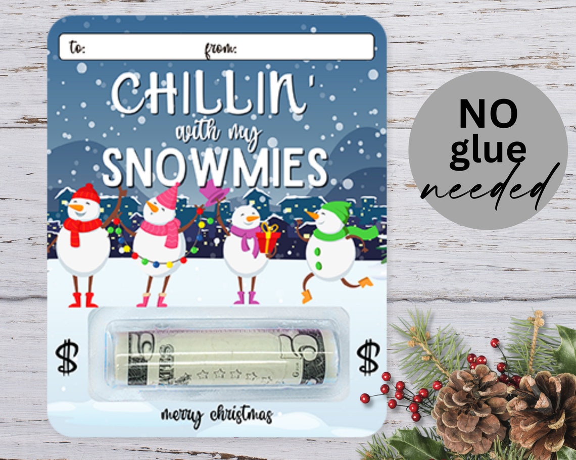 Christmas Money Holder Card Cash Gift Ideas Christmas - Etsy