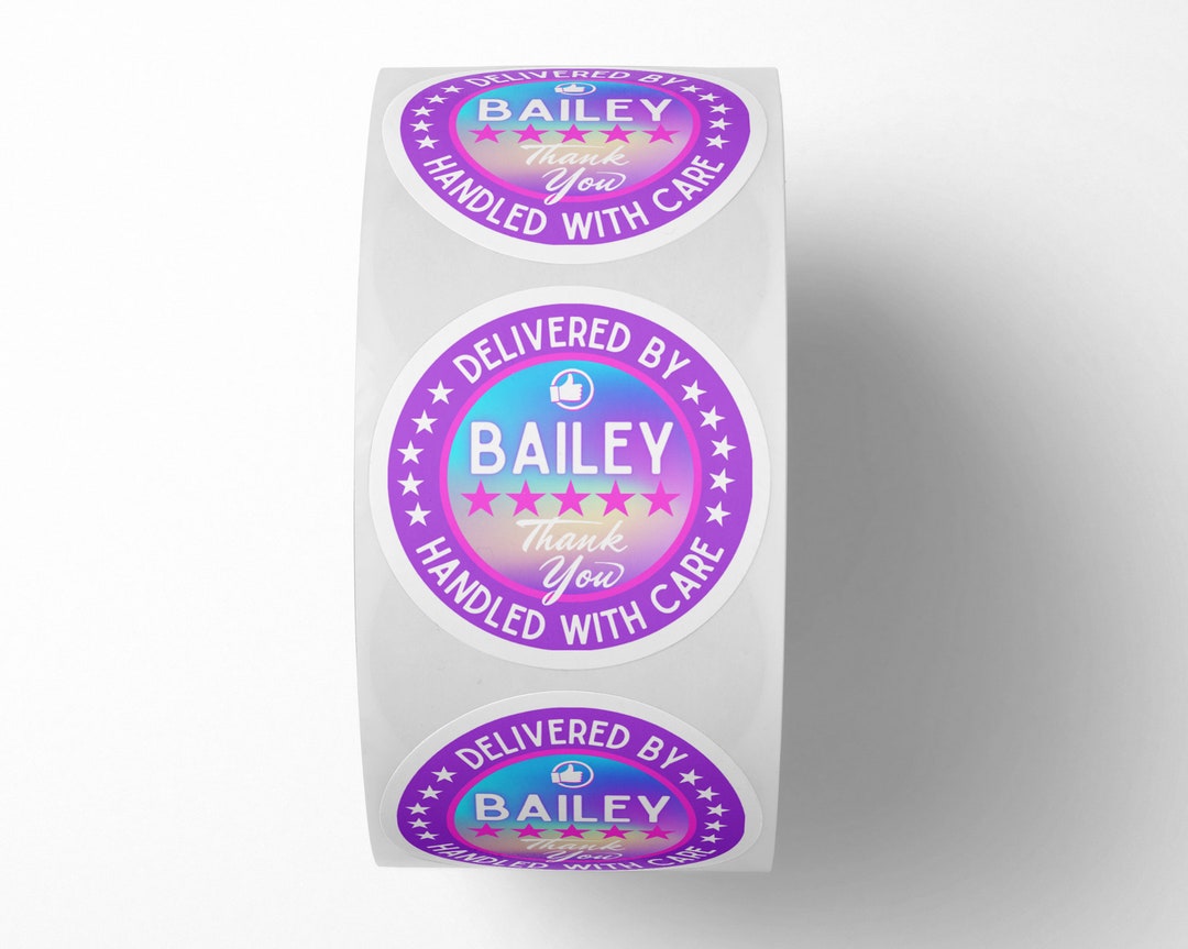 Delivery Driver Stickers, Doordash Thank You Rating Stickers Roll, Food ...