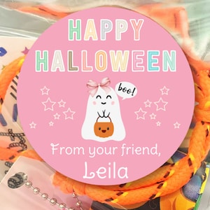 Halloween Stickers for Treat Bags, Favor Labels for Classroom Party ...