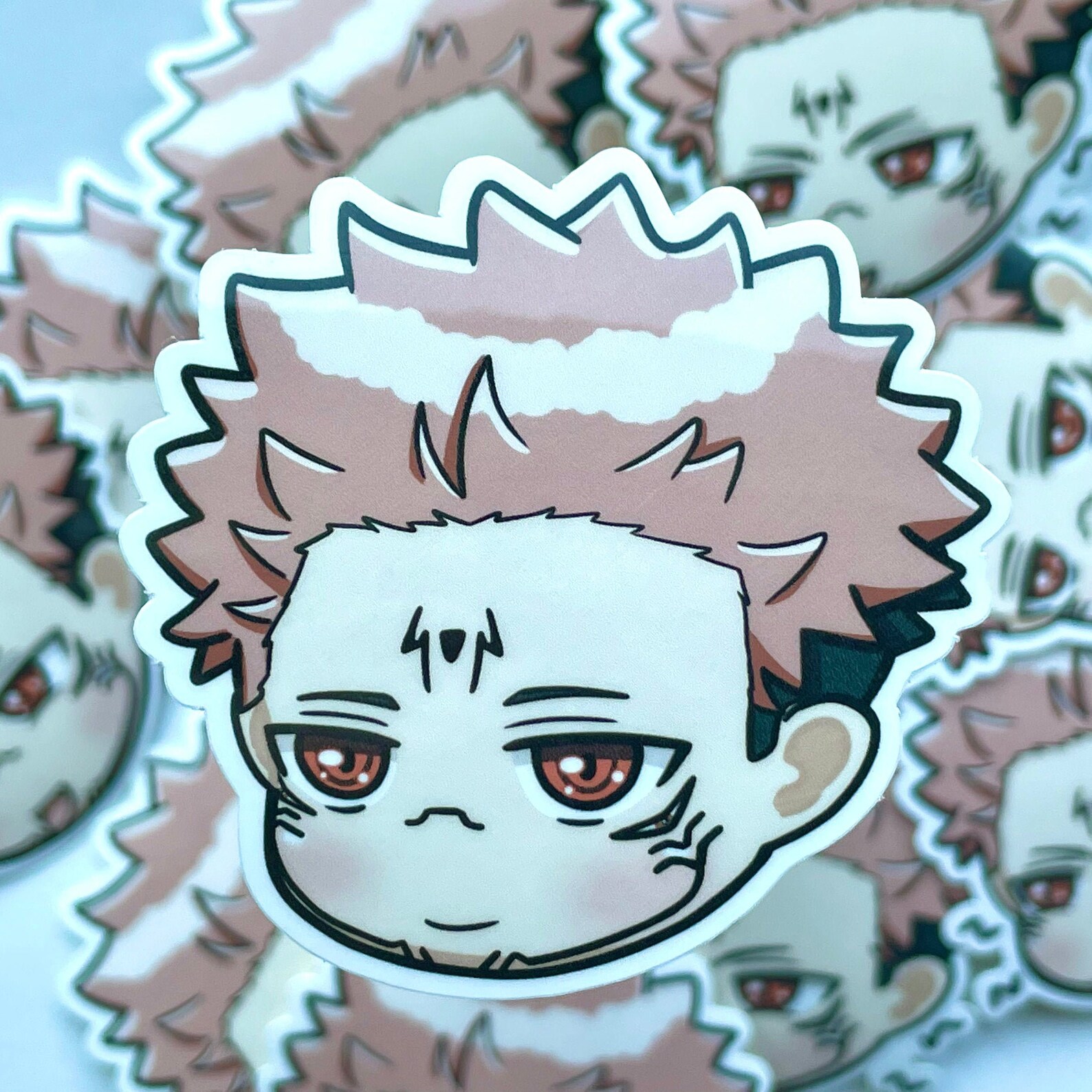 Sukuna Chibi Jujutsu Kaisen Anime Sticker Water-resistant | Etsy