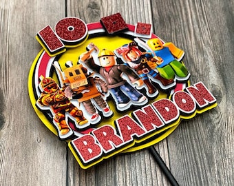 Roblox Cake Topper | Etsy