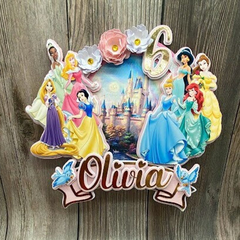 Princess Cake Topper - Etsy