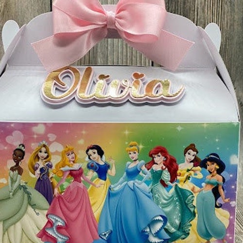 Princess Gable Box Princess Favor Box Princess Favor Boxes - Etsy