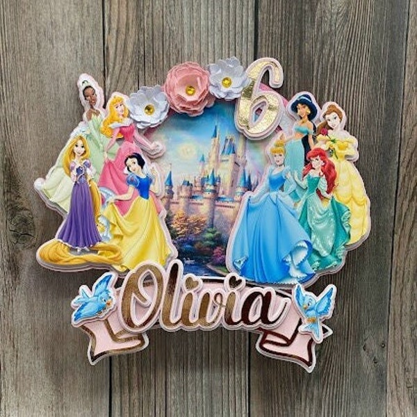 Princess Cake Topper - Etsy