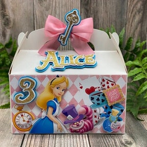 Alice in Wonderland Tea Party Favor Boxes - Etsy