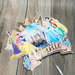 Princess Cake Topper, Princess Birthday, Princess Party - Etsy