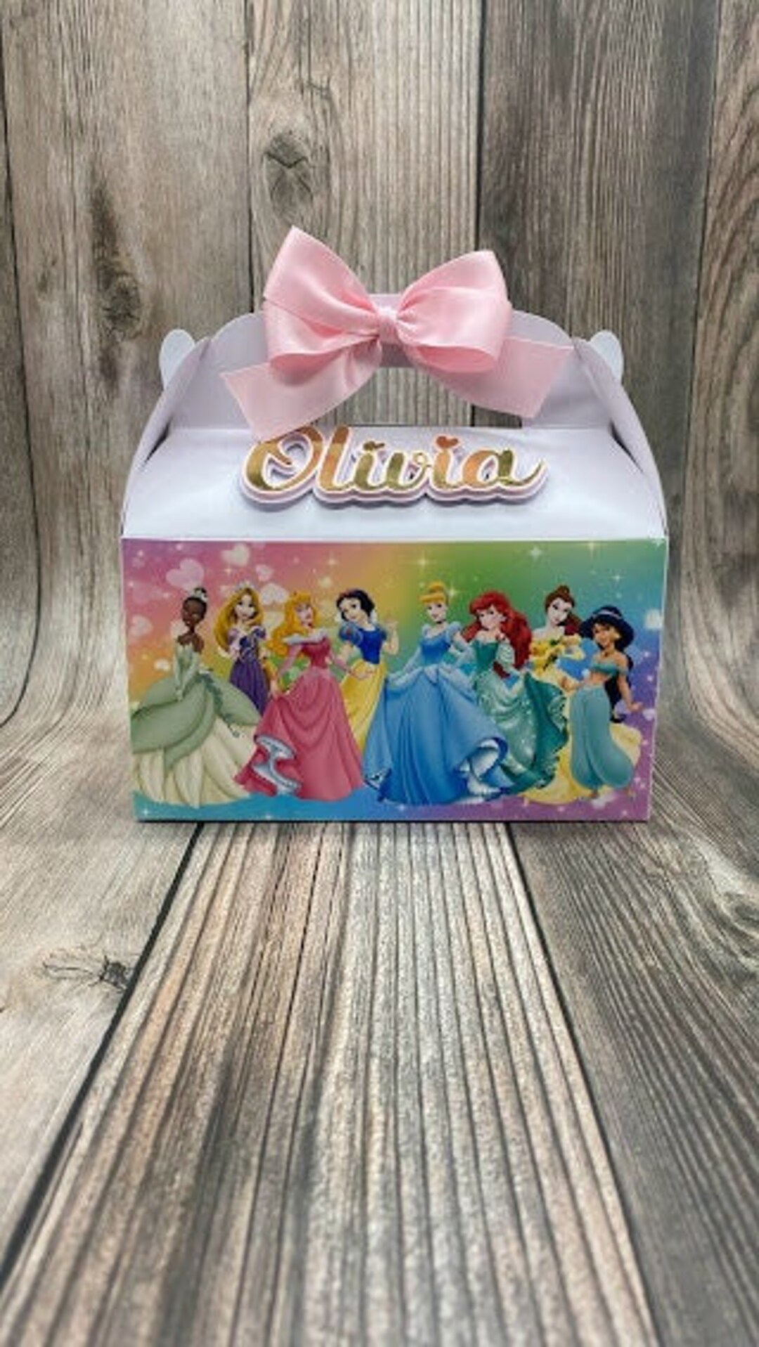 Princess Favor Boxes, Princess Gable Boxes, Princess Party Boxes - Etsy