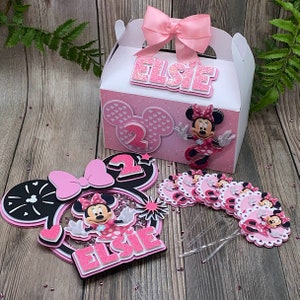 Minnie Mouse Favor Boxes: Party Decoration, Gift Box - Etsy