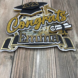 Graduation Cake Topper - Etsy