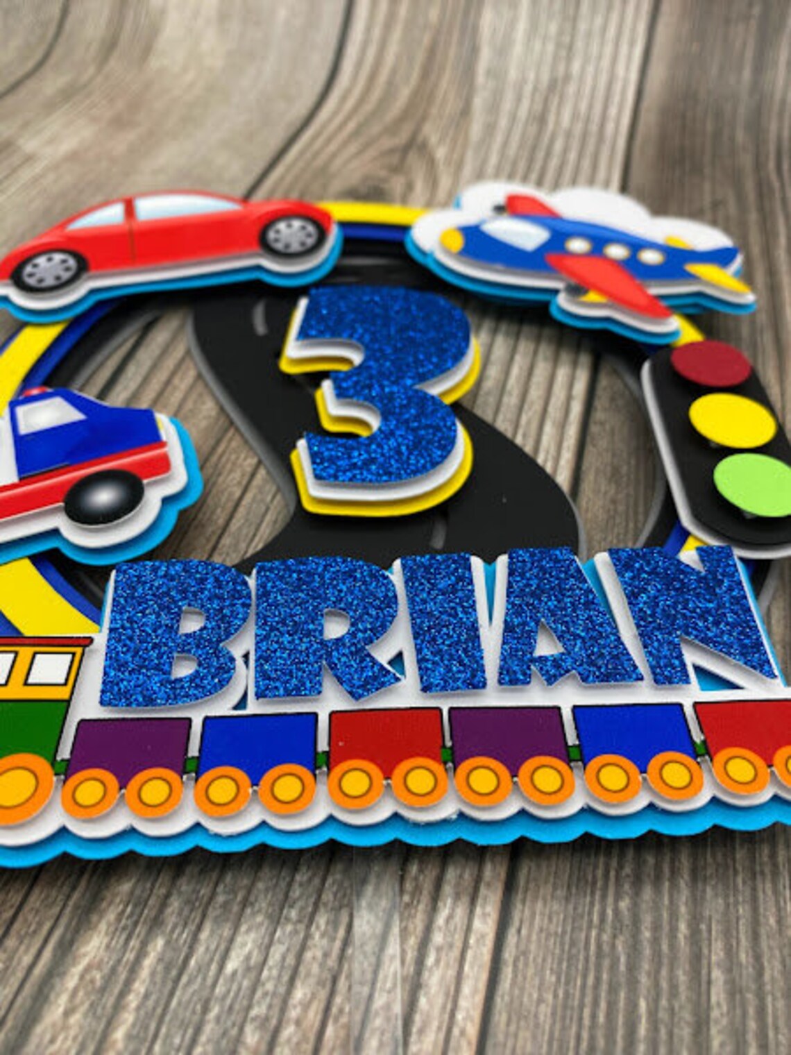 Transportation Cake Topper Vehicle Cake Topper Car Train - Etsy