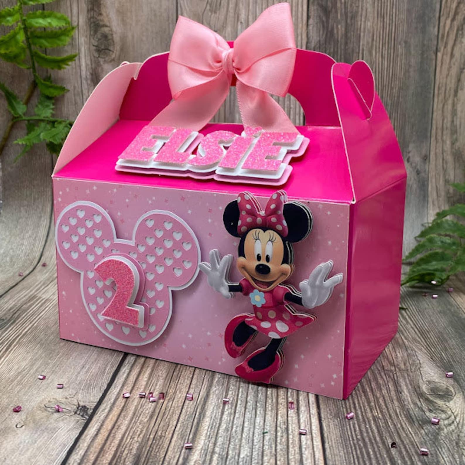 Minnie Mouse Favor Boxes, Minnie Mouse Gabble Box - Etsy