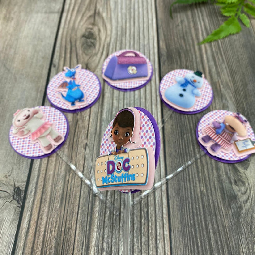 Doc Mcstuffins Cupcake Topper - Etsy