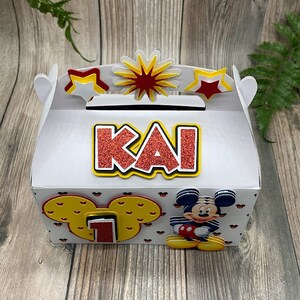 Mickey Mouse Favor Boxes: Party Decoration, Gift Boxes - Etsy
