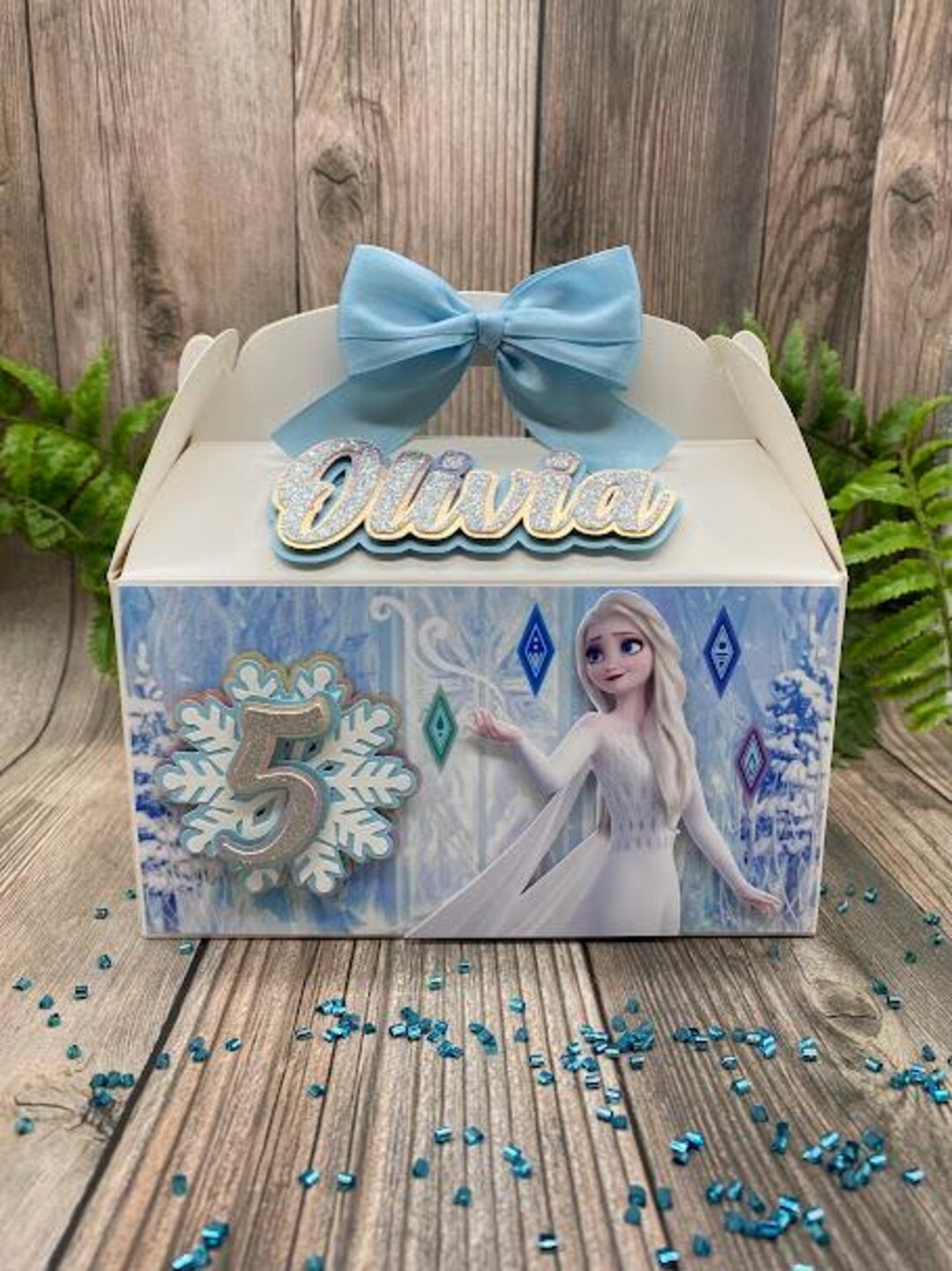 Elsa Favor Box, Elsa Candy Box, Elsa Favor Box, Elsa Gable Box - Etsy