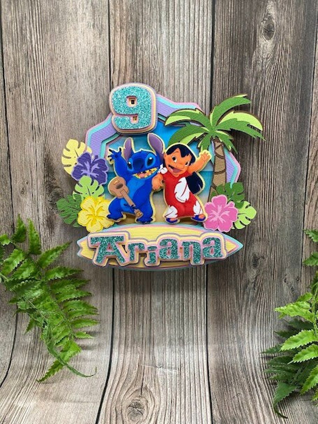Lilo and Stitch Cake Topper - Etsy