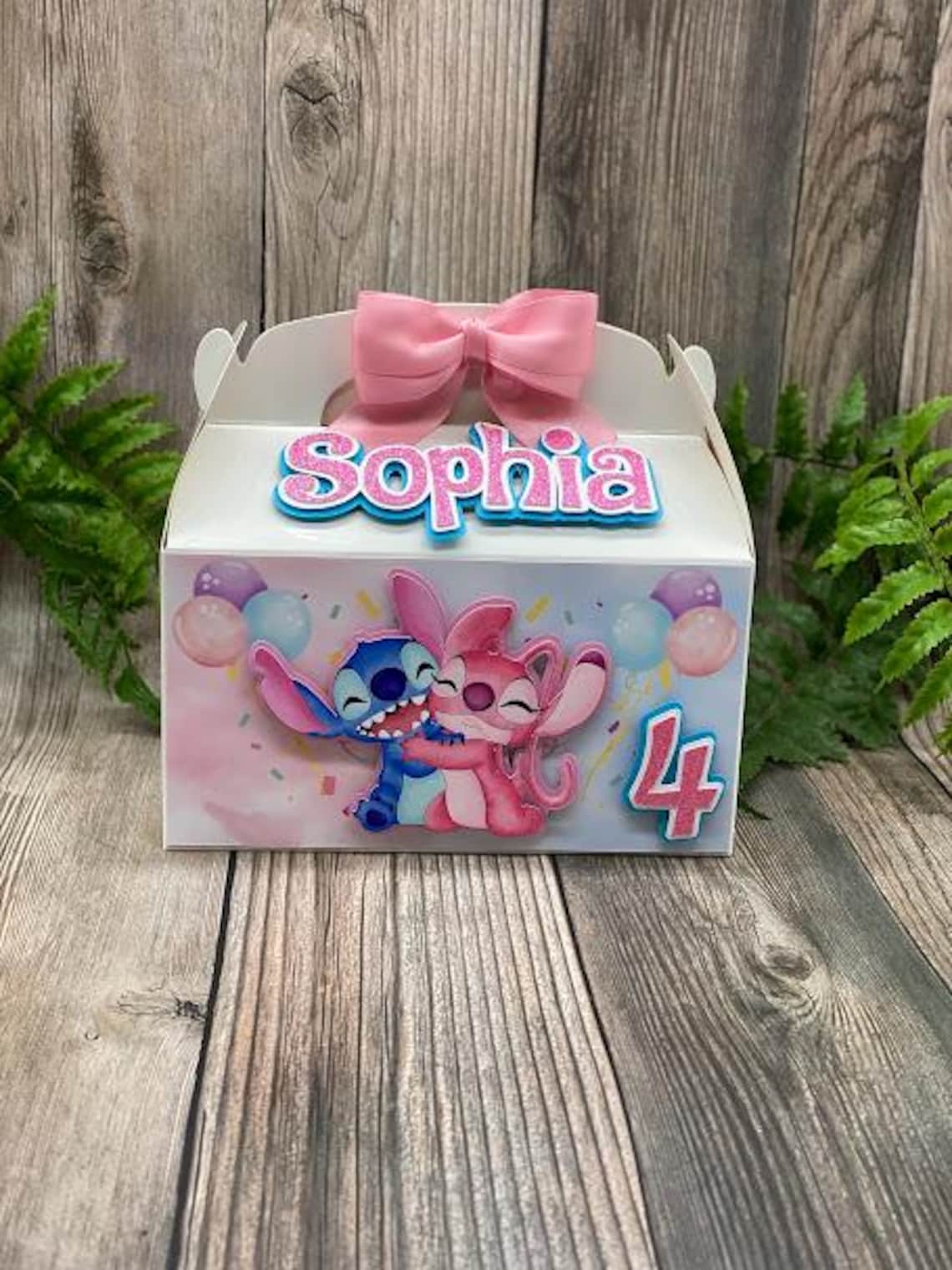 Stitch and Angel Treat Boxes: Party Favor Candy Boxes - Etsy
