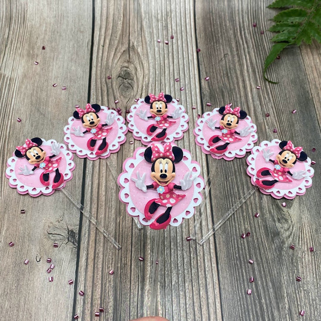 Minnie Mouse 3D Cupcake Topper - Etsy