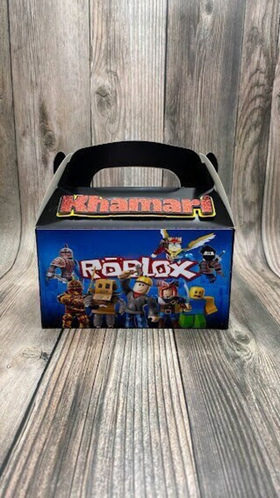 Roblox Favor Boxes Roblox Gable Box - Etsy
