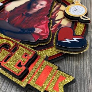 Descendants Cake Topper: Rise of Red Party Decoration - Etsy