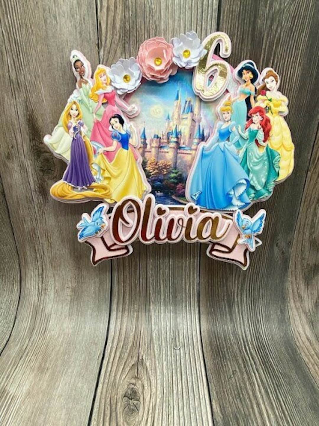 Princess Cake Topper, Princess Birthday, Princess Party - Etsy