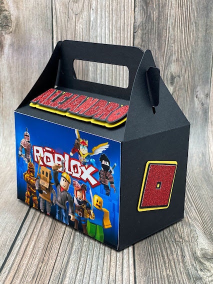 Roblox Favor Boxes Roblox Gable Box - Etsy