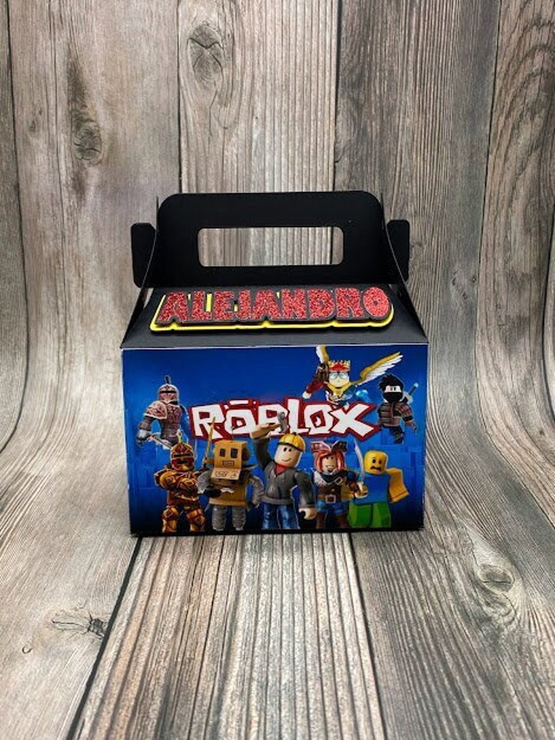 Roblox Favor Boxes Roblox Gable Box - Etsy Canada