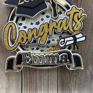 Graduation Cake Topper - Etsy