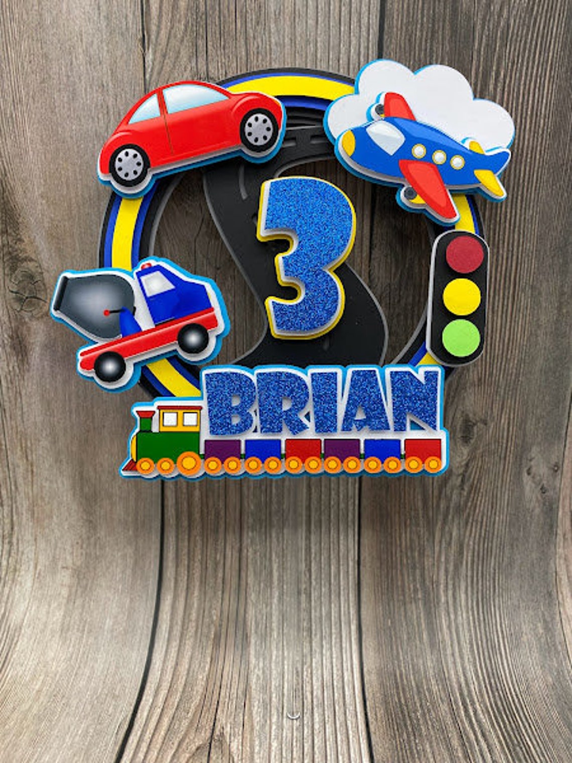 Transportation Cake Topper Vehicle Cake Topper Car Train - Etsy