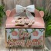 One Sweet Peach Favor Boxes, Sweet Peach Gable Box - Etsy
