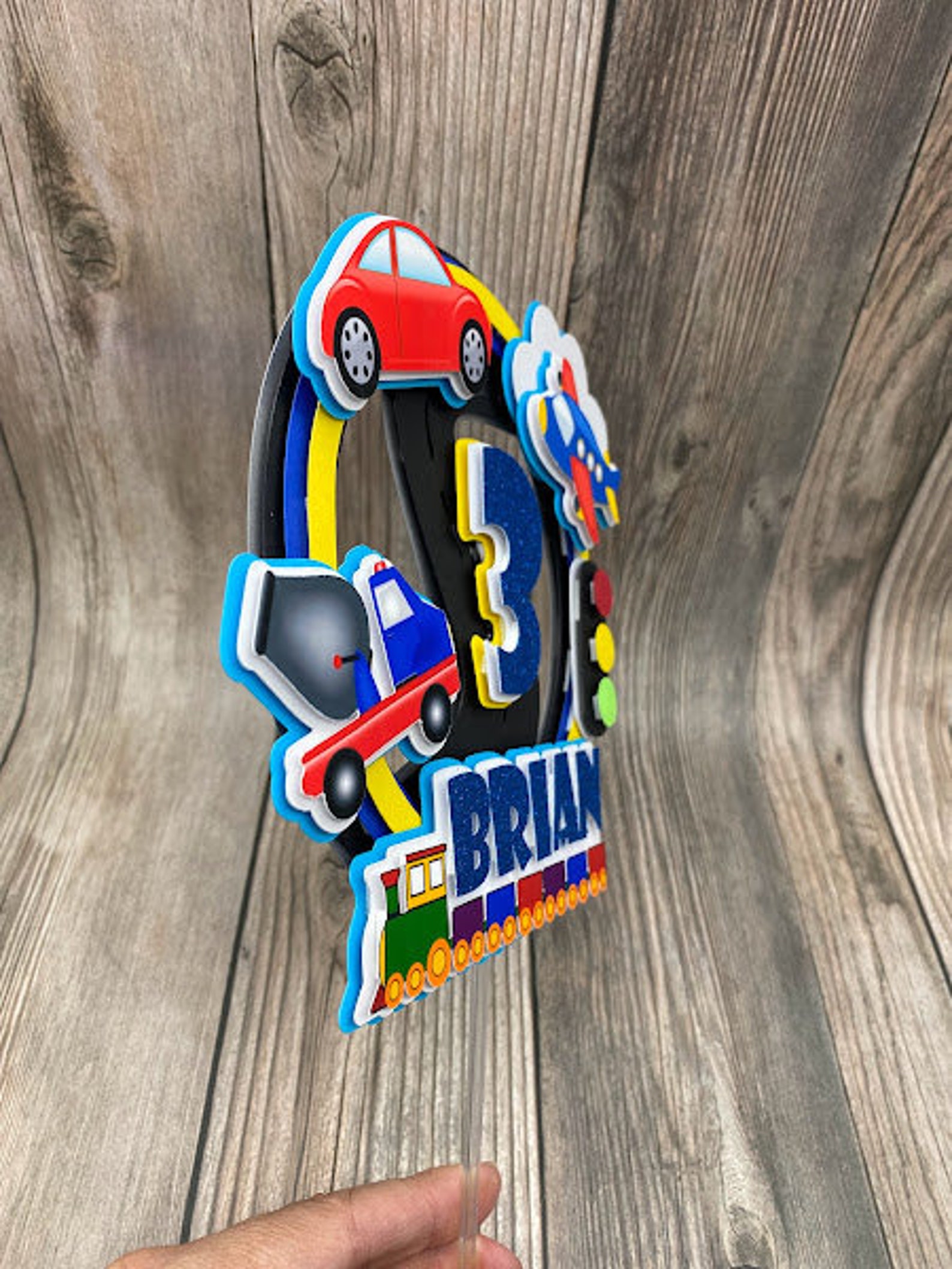 Transportation Cake Topper Vehicle Cake Topper Car Train - Etsy