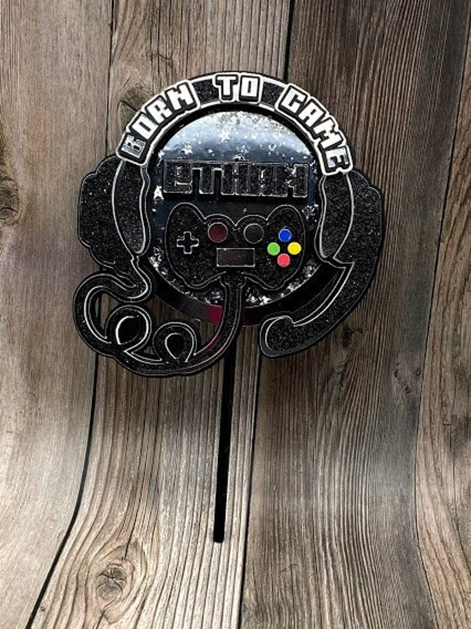 Gamer Cake Topper Game Control Cake Topper With Mini Led - Etsy