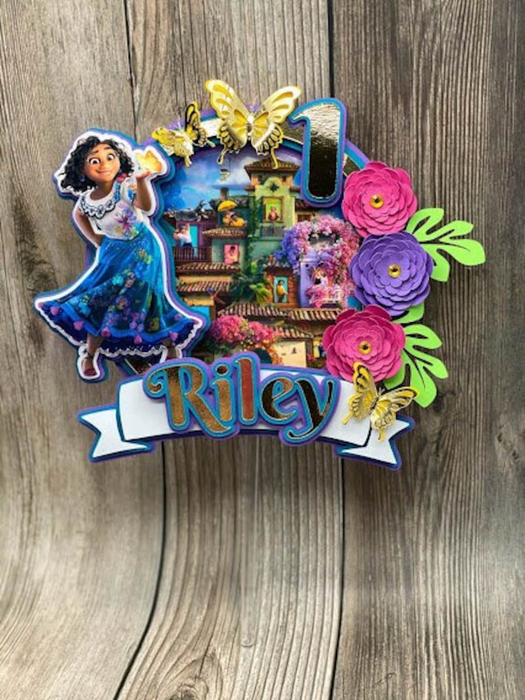Mirabel Cake Topper, Encanto Cake Topper, 3D Cake Topper With ...