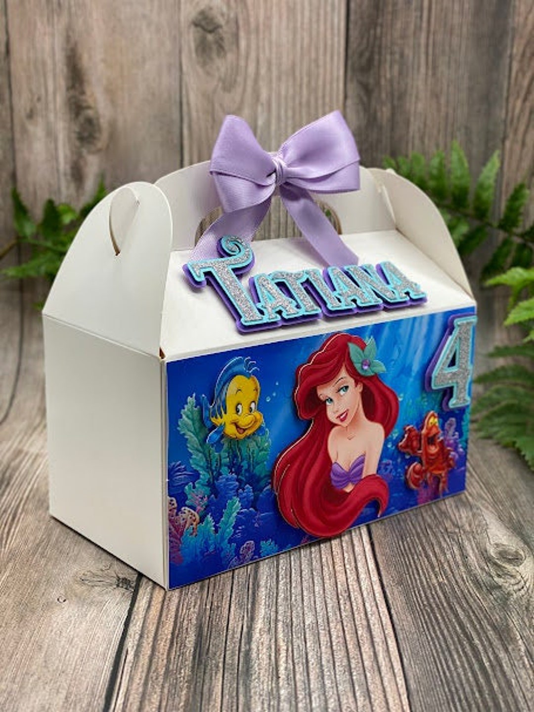 Mermaid Party Favor Boxes: Princess Ariel Theme - Etsy