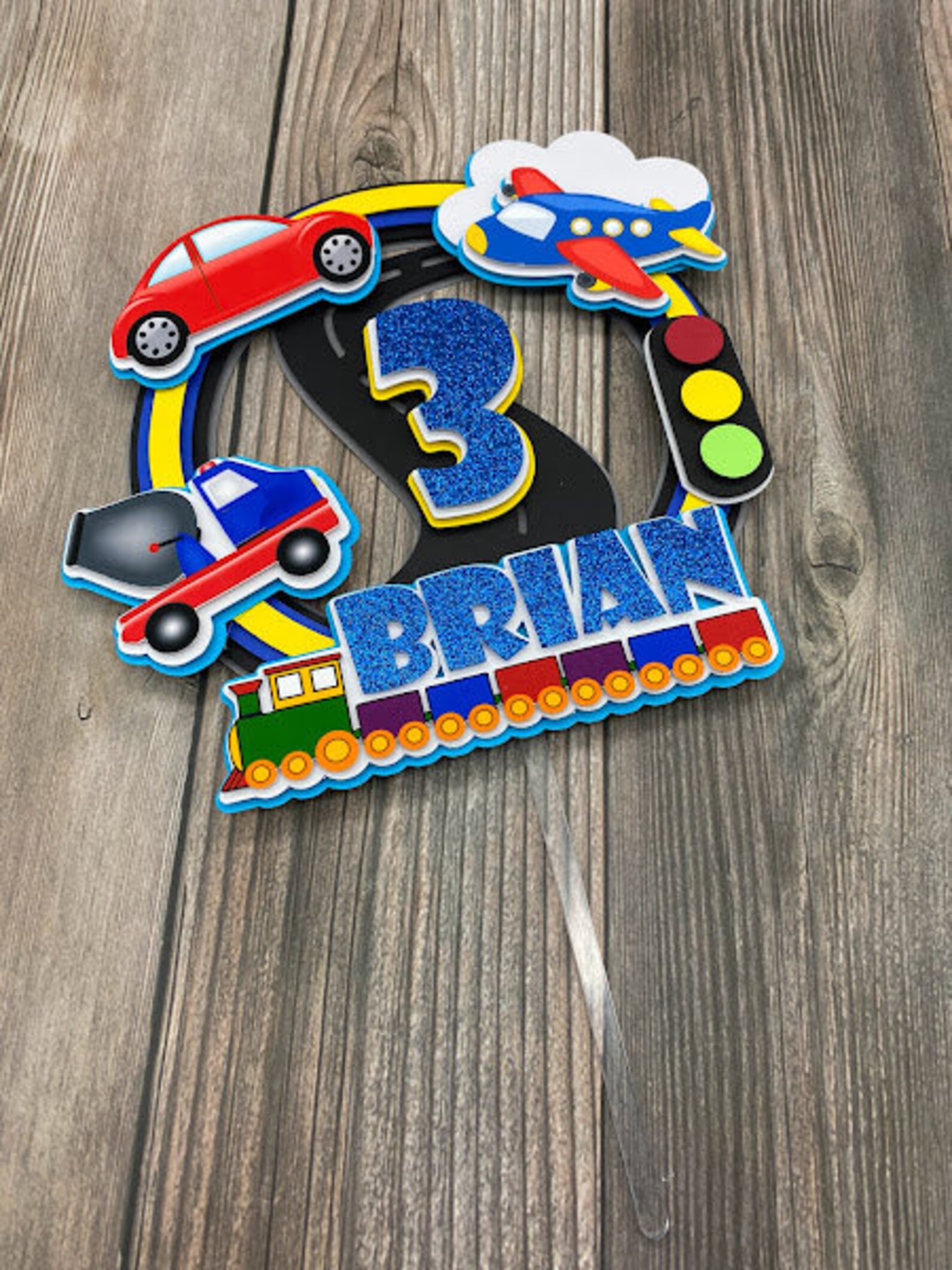 Transportation Cake Topper Vehicle Cake Topper Car Train - Etsy