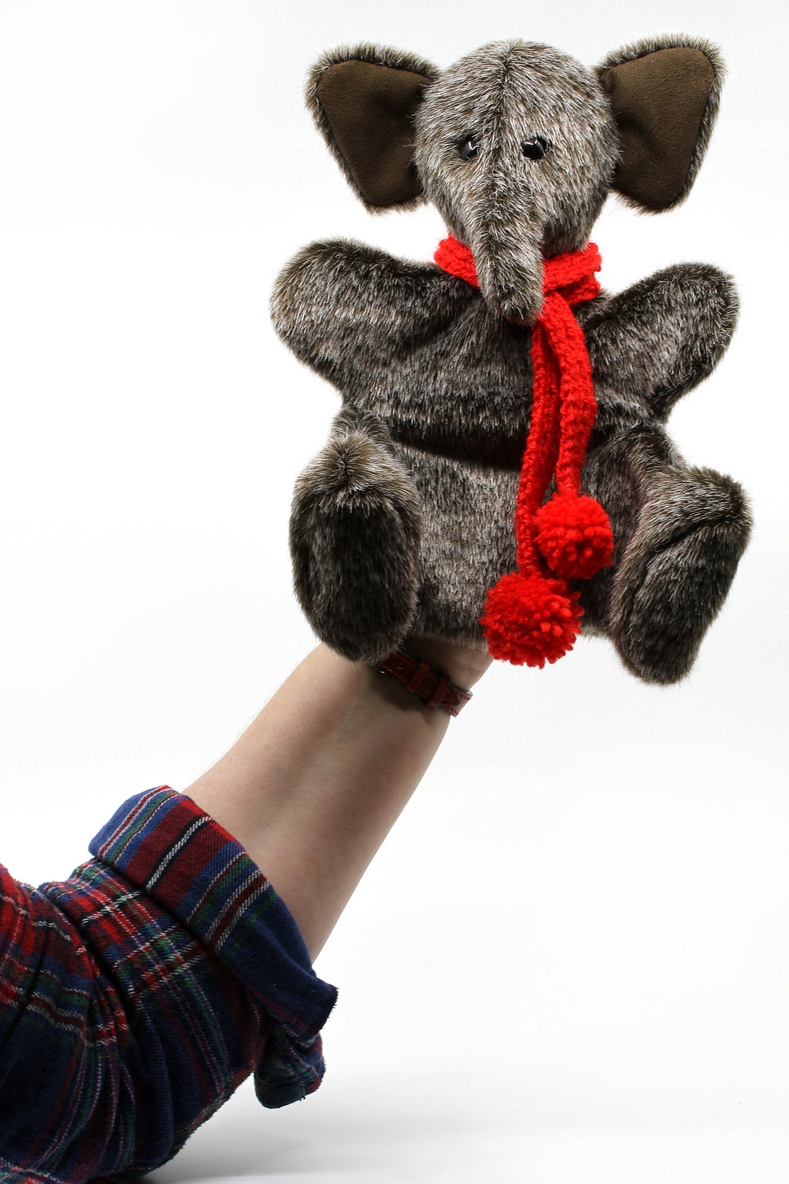 Buy Handmade Collectable Elephant Hand Puppet reg Online in India - Etsy