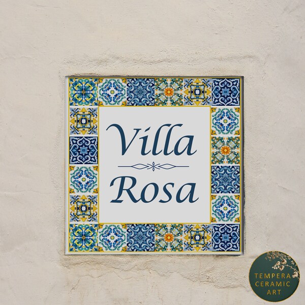 Ceramic House Plaque - Etsy