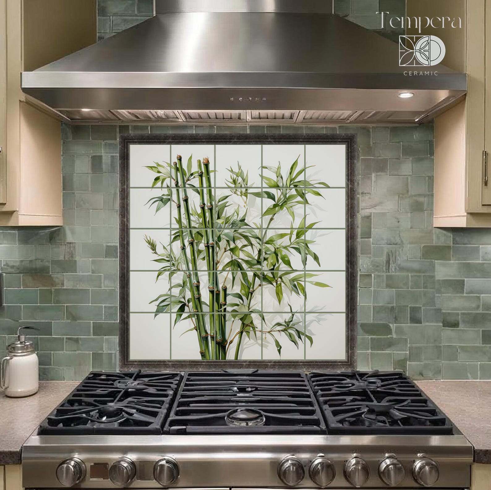 Bamboo Kitchen Tile Mural: Zen Backsplash Decor - Etsy